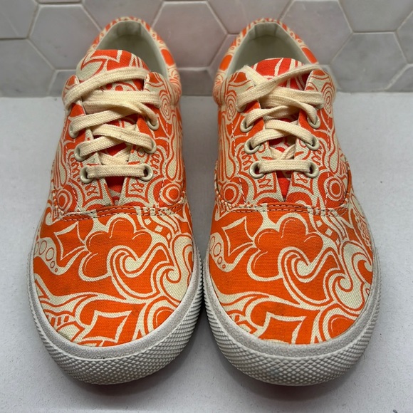 Buckfeet | Shoes | Buckfeet Orange Sherbet Canvas Sneaker Size 6 | Poshmark